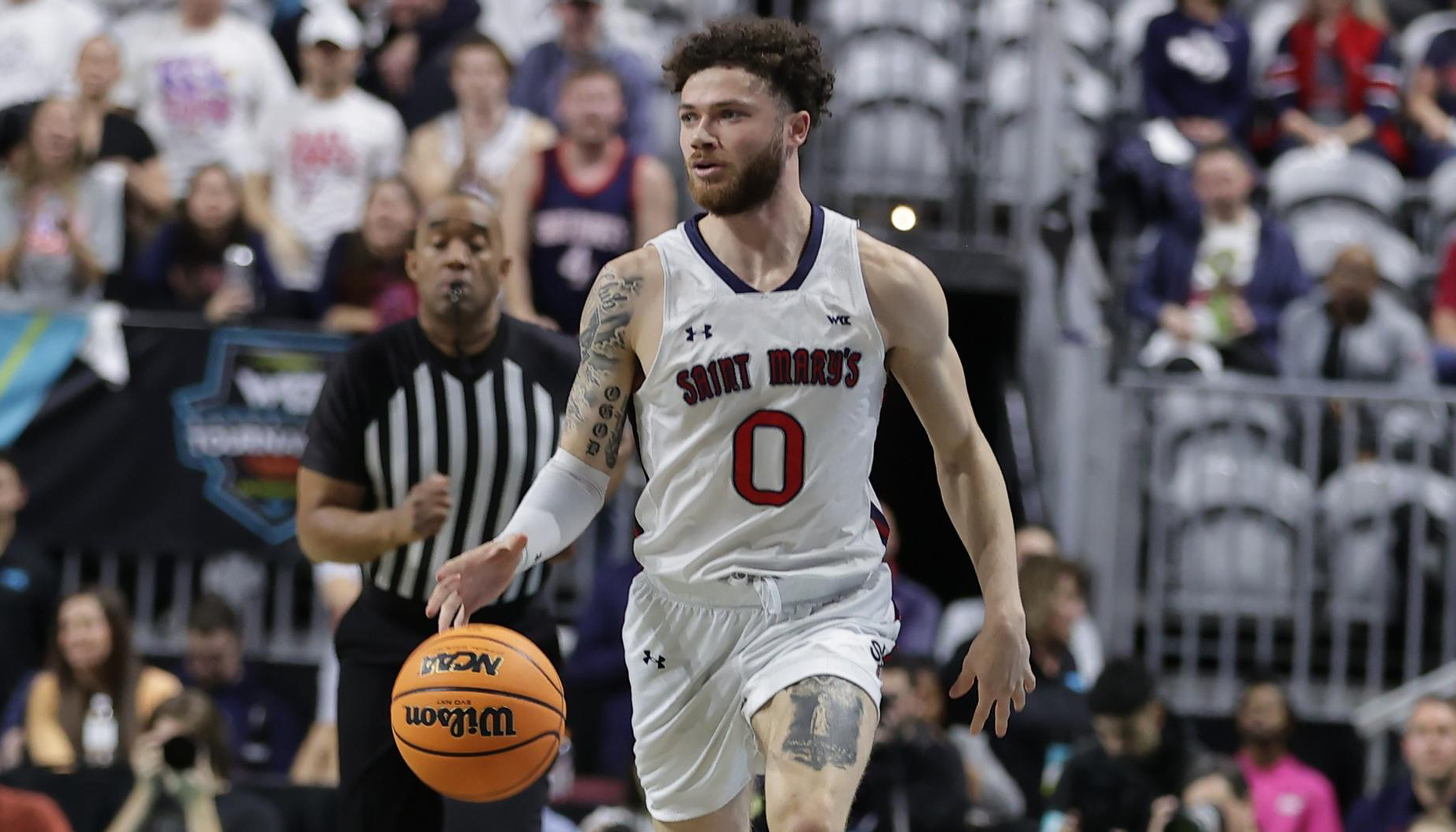 After a Big Final Season with the Gaels, Logan Johnson Signs with the San Antonio Spurs | Saint ...
